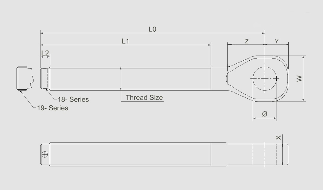 Eye UNF threaded (13-) - BSI Rigging