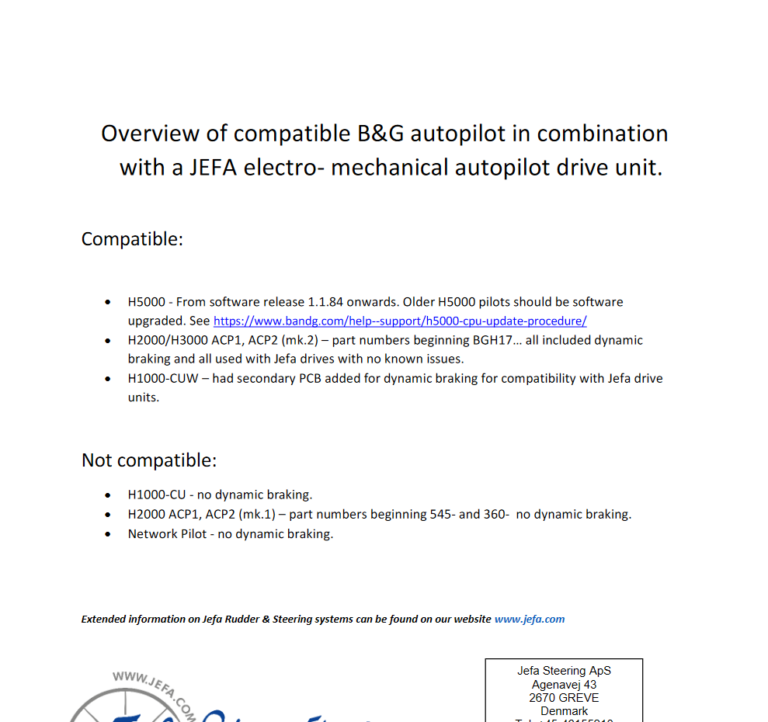 Downloads - Jefa Steering